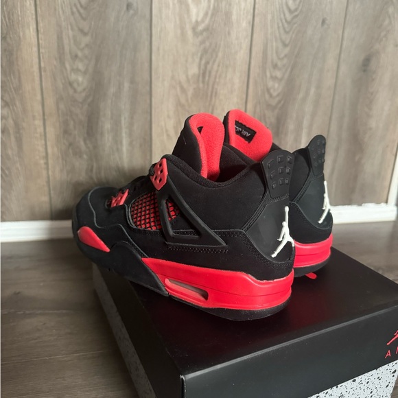 Jordan | Shoes | Air Jordan 4 Retro Gs Size 6 Red Thunder Colorway ...
